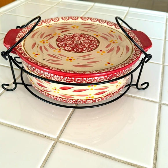 Temptations | Kitchen | 25 Qt Temptations Presentable Bakeware 3 Piece ...